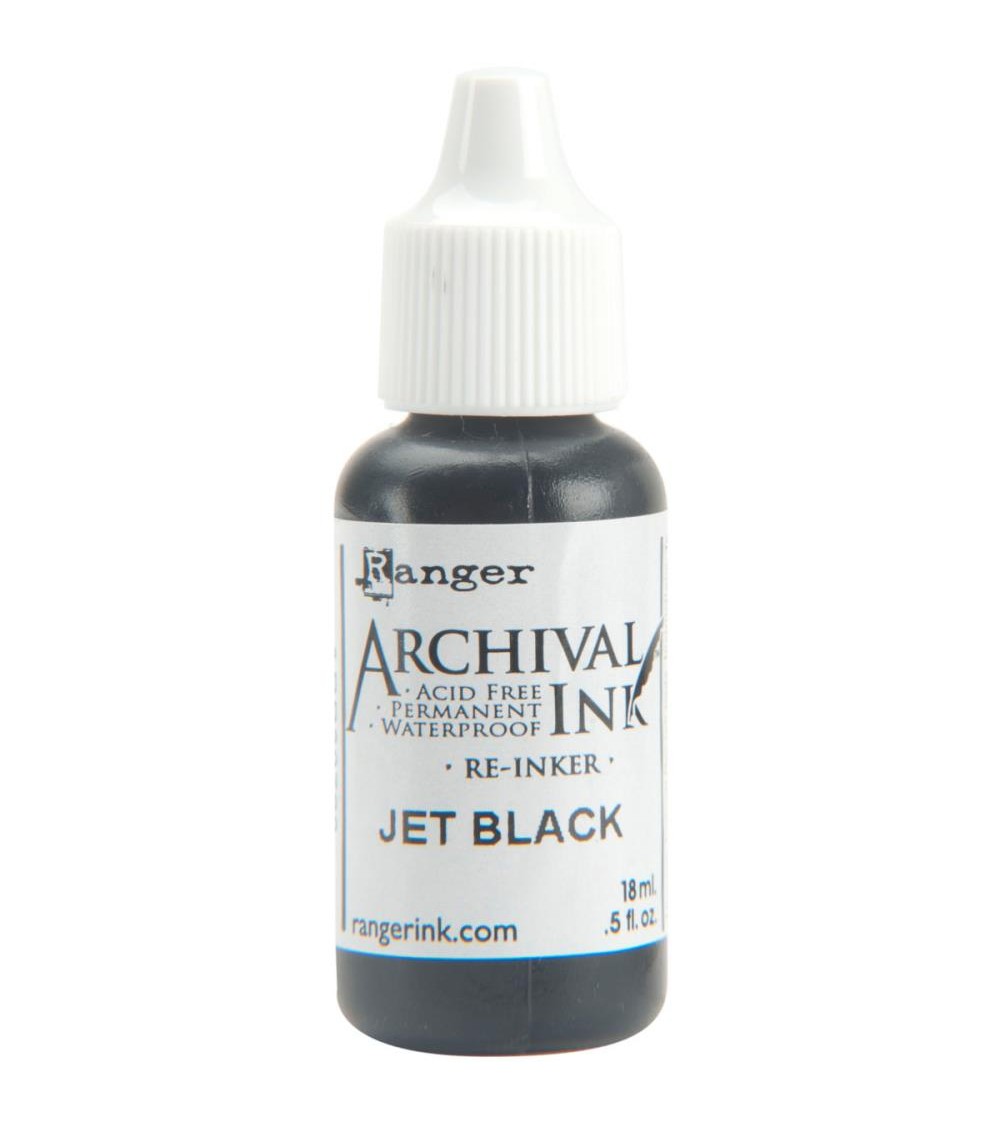 Ranger - Archival Ink - Re-Inker - Jet Black