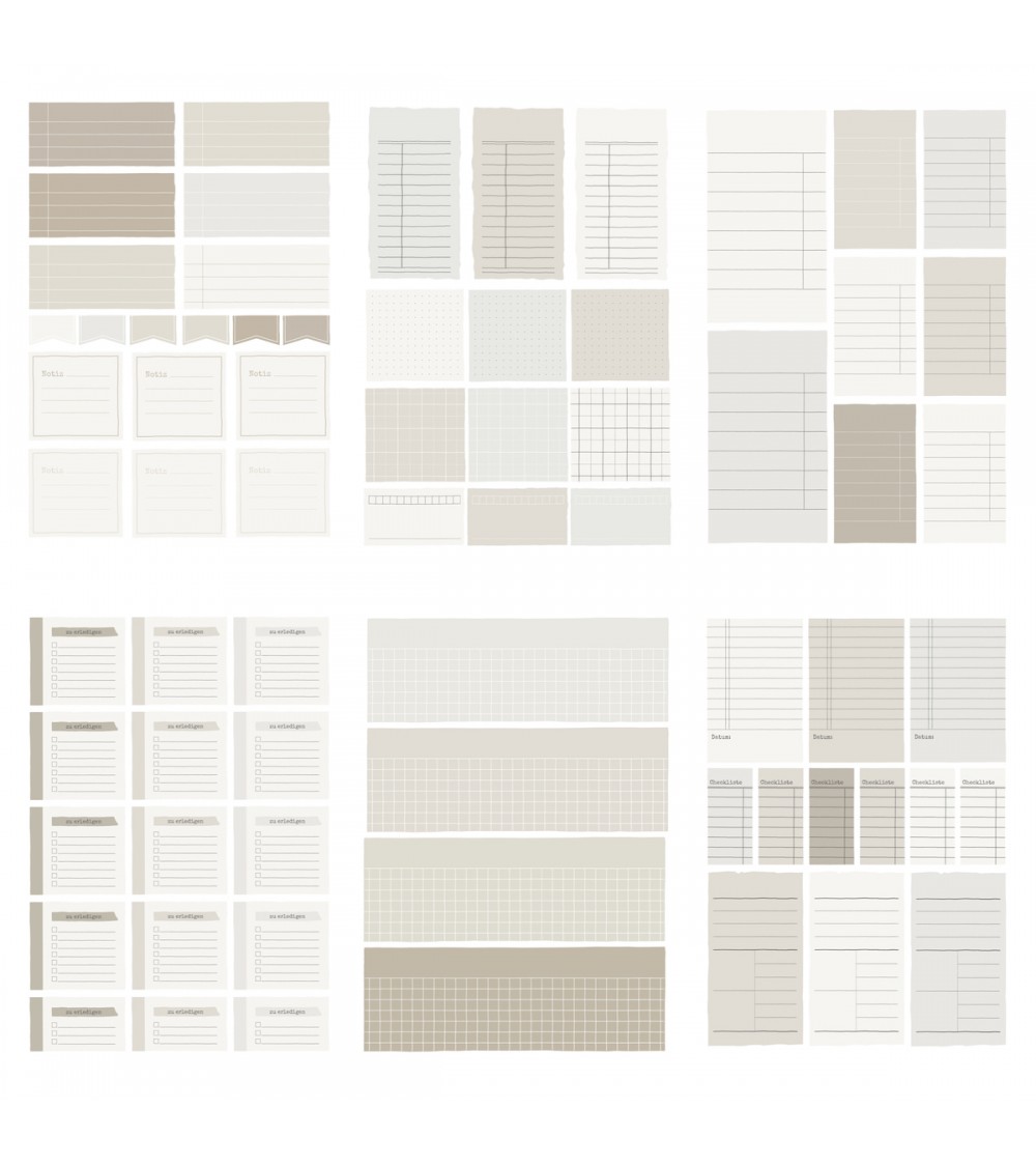 Printables Journaling MEGA PACK - Neutral beige