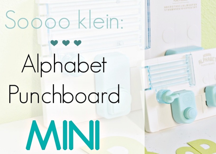Mini Alphabet Punch Board von WRMK